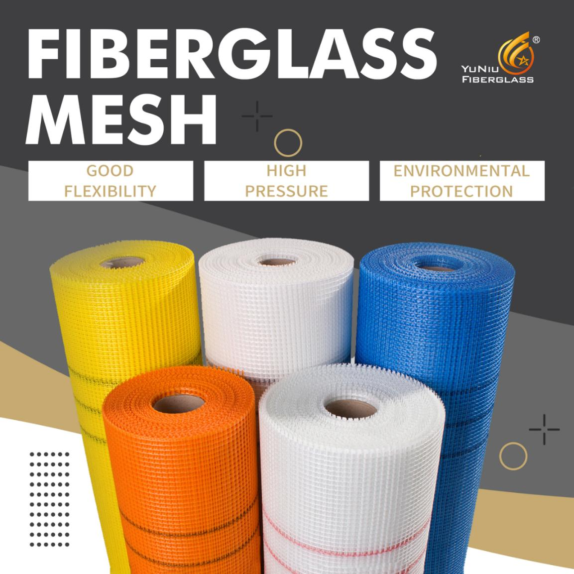 China Waterproofing membrane cloth raw material Glass fiber mesh ...