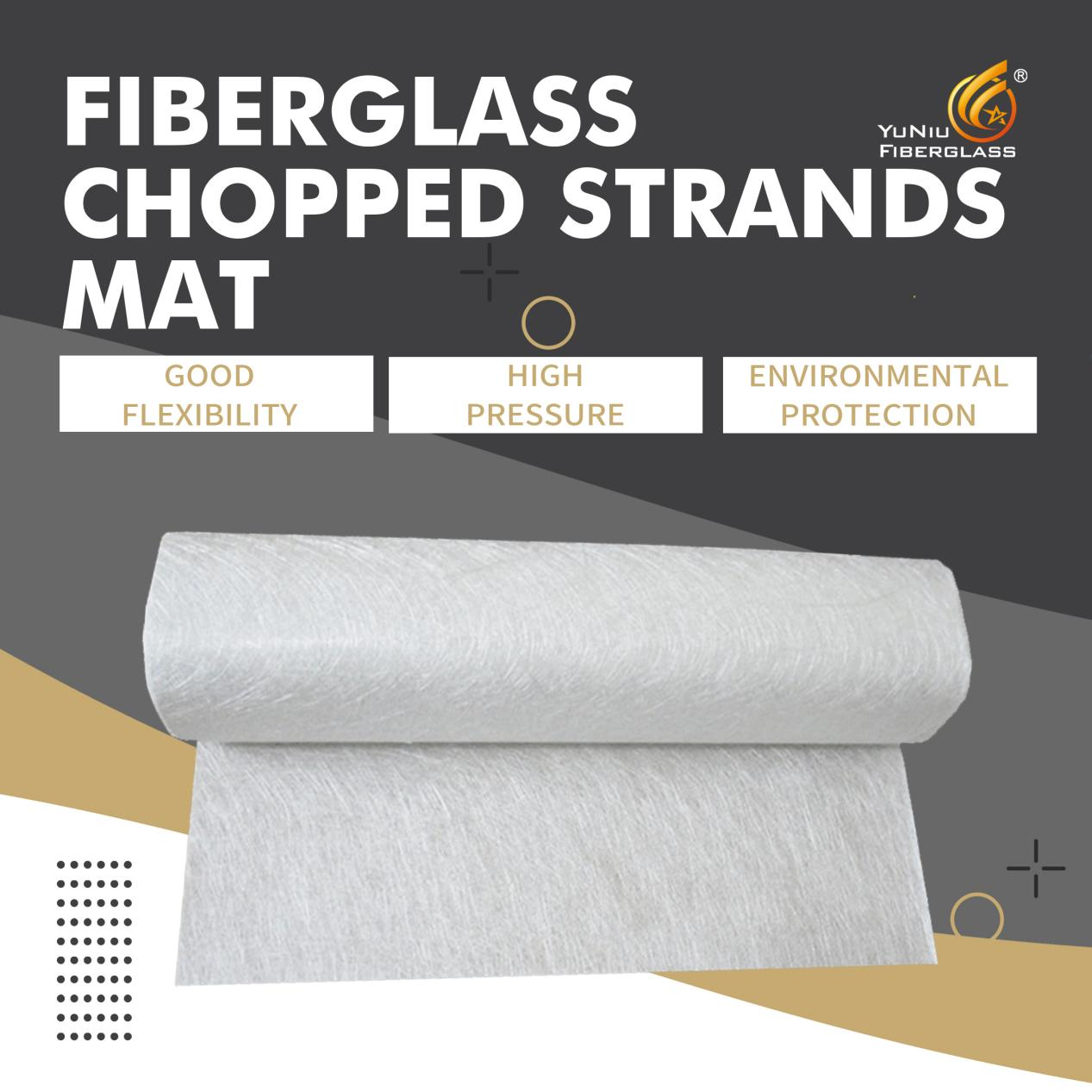 China fiberglass 450gsm choppeds strands mat E-Glass chopped strands ...